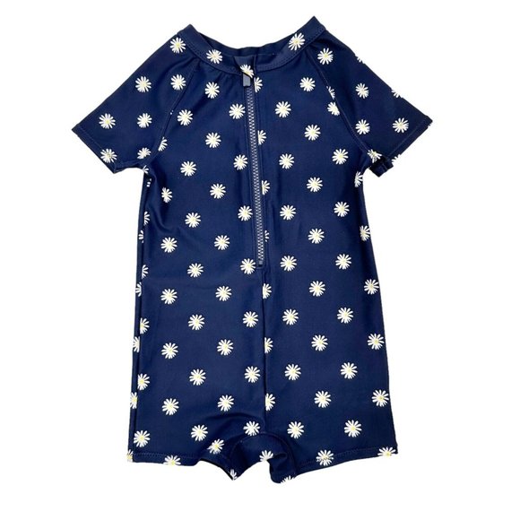 Old Navy Swim Old Navy 4t Swimsuit Navy With Daisy Design Full